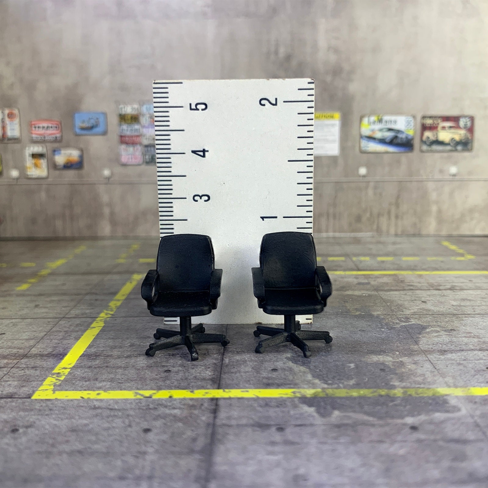 1-43 Scale Furniture Chairs for Diorama - Etsy