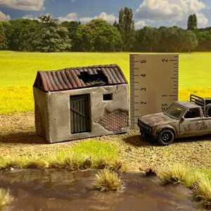 1/64 Scale Diorama Building Abandoned Barn Realistic House - Etsy