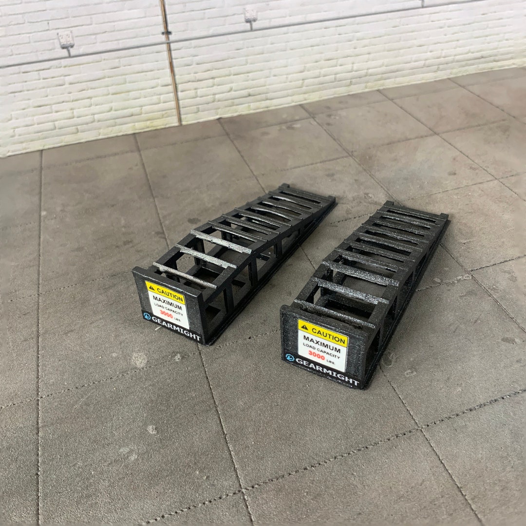 1-24 Scale Diorama Car Ramps Detailed Model Car Part for G-scale Garage ...