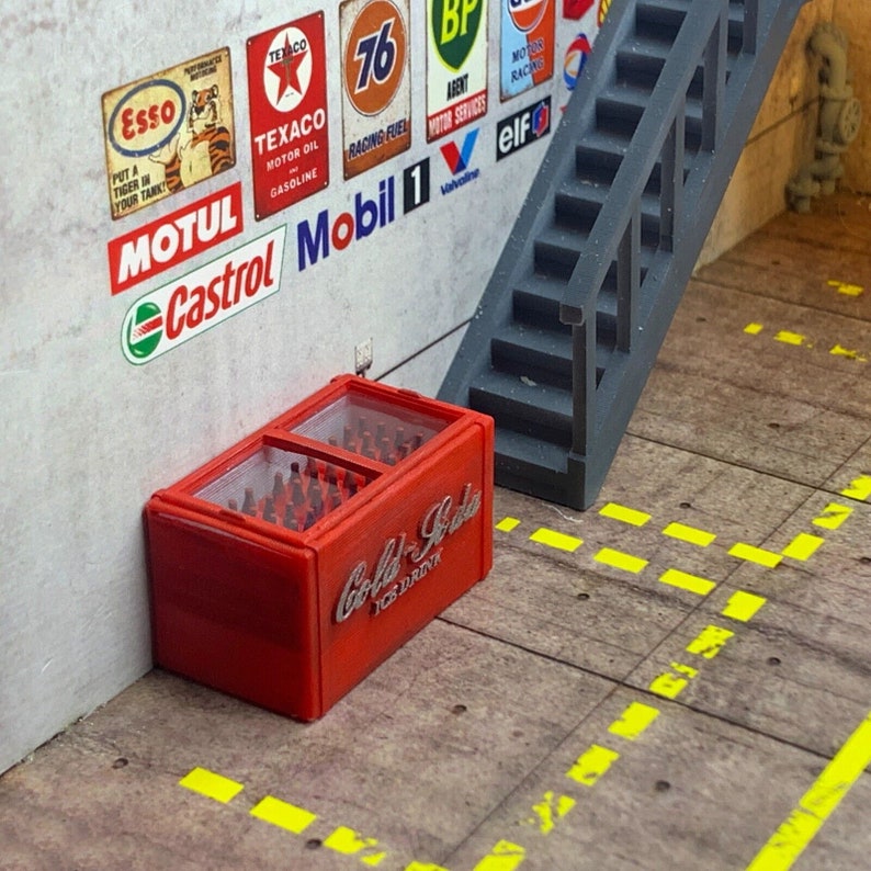 1/43 Scale Diorama Vending Soda Machine Vintage Style - Etsy