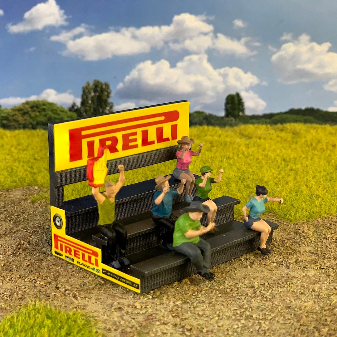 1/64 Scale Fans Crowd Bleacher for Slot Cars Rally Layout Diorama - Etsy