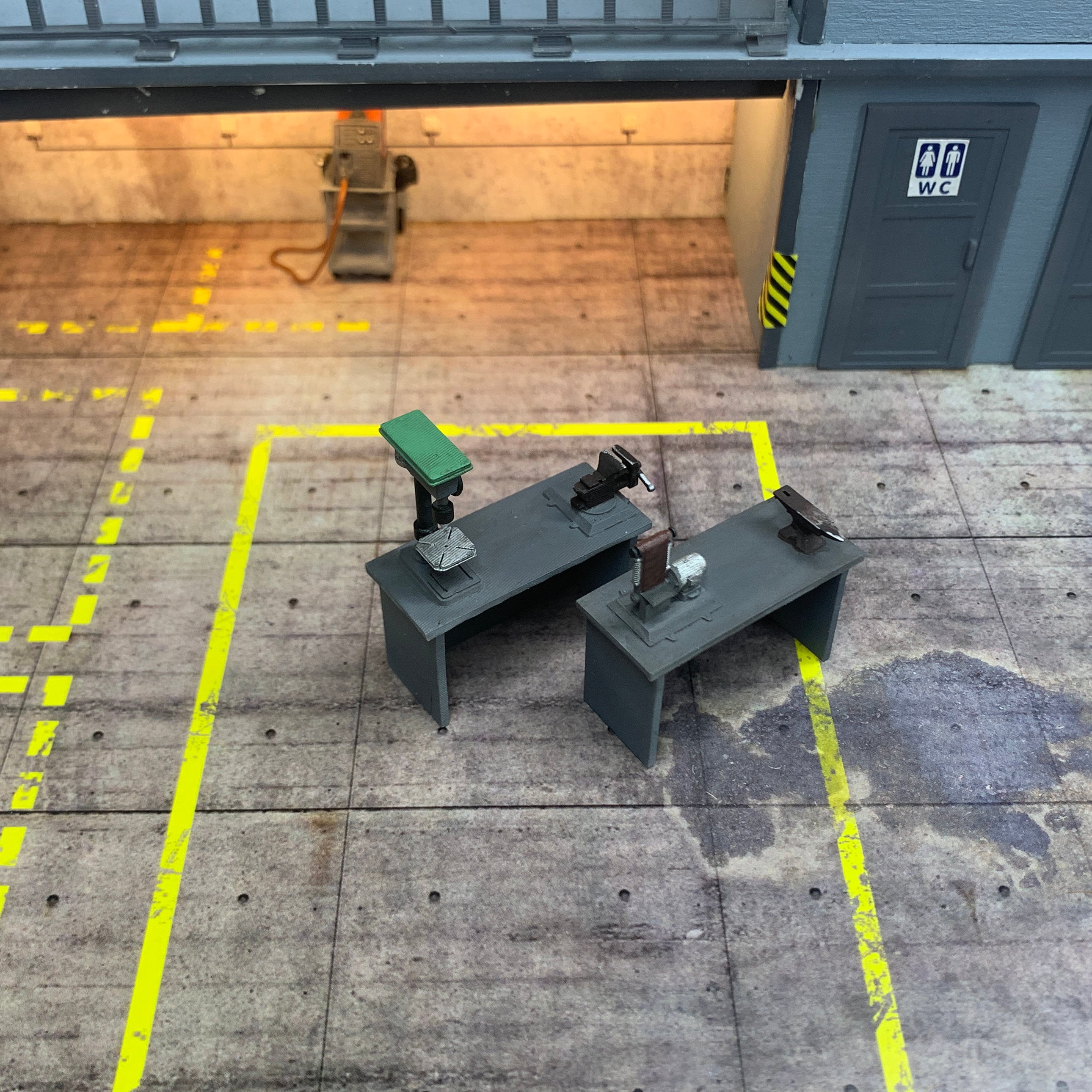 1/43 Garage Car Service Diorama Machine Tools Set 2 - Etsy