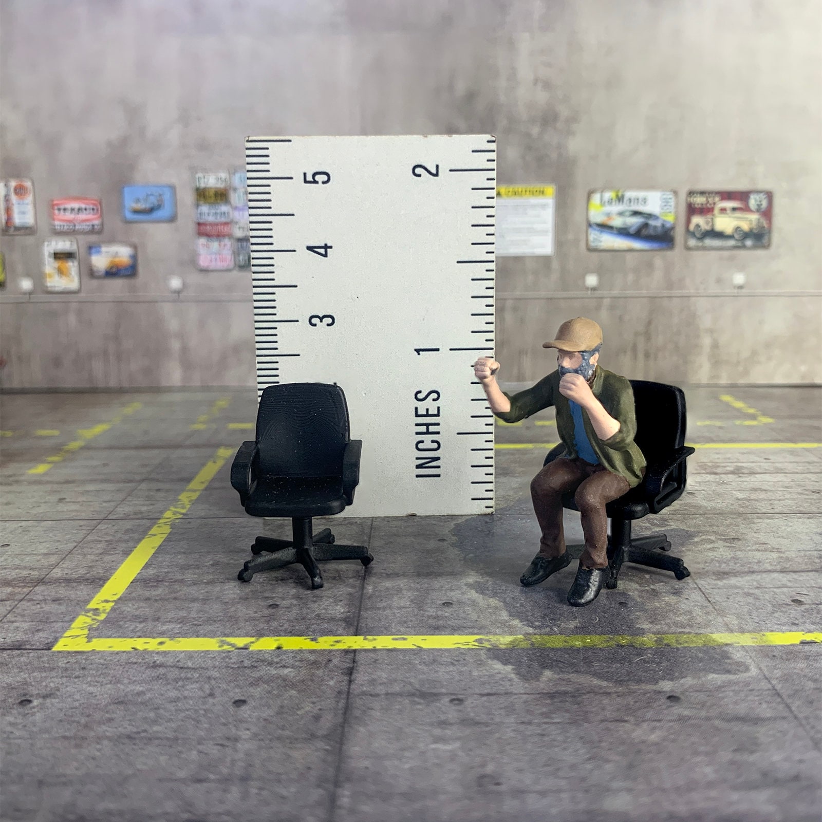 1-43 Scale Furniture- Chairs for Diorama - Etsy