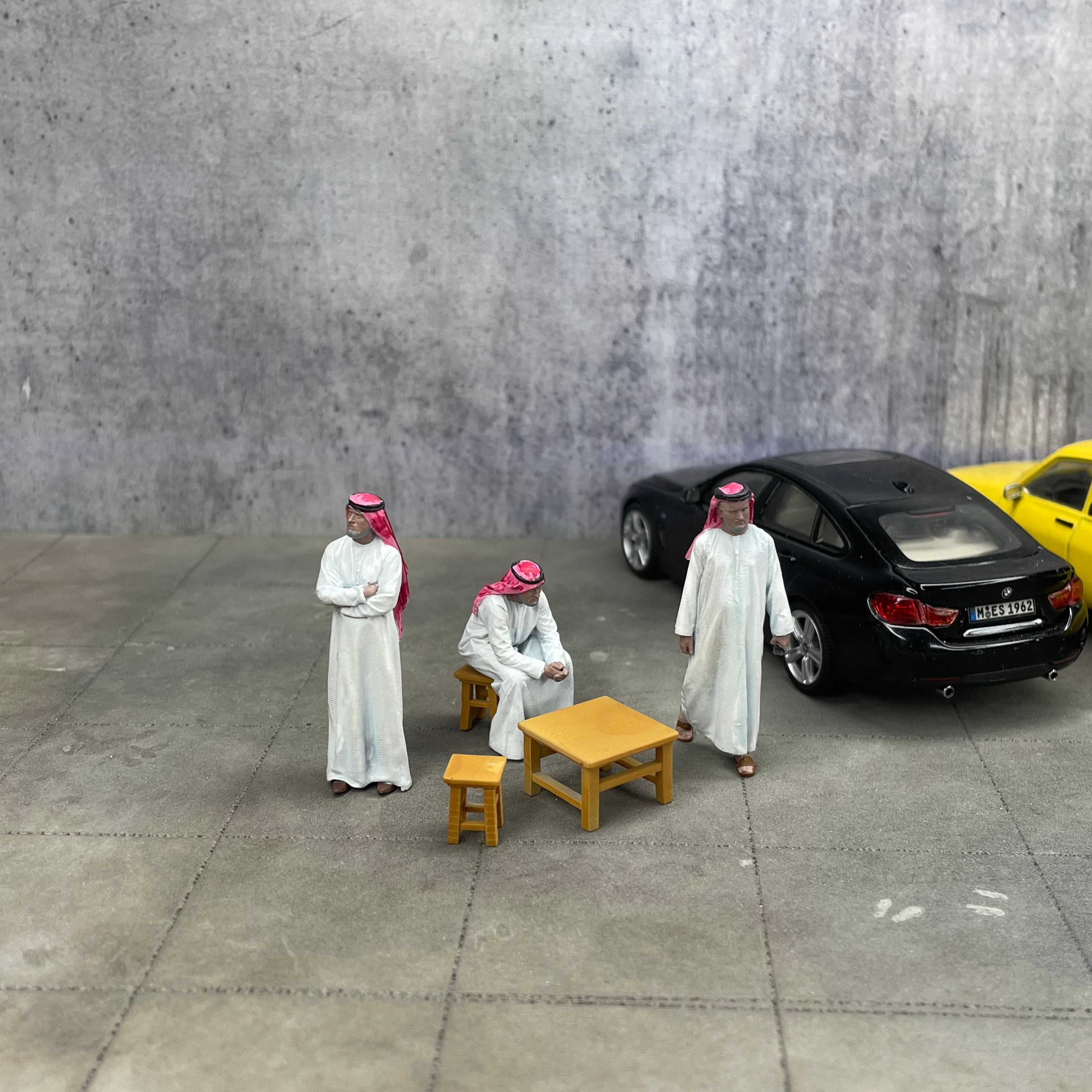 1/43 Arab Muslim Men Figurines Set for Diorama - Etsy