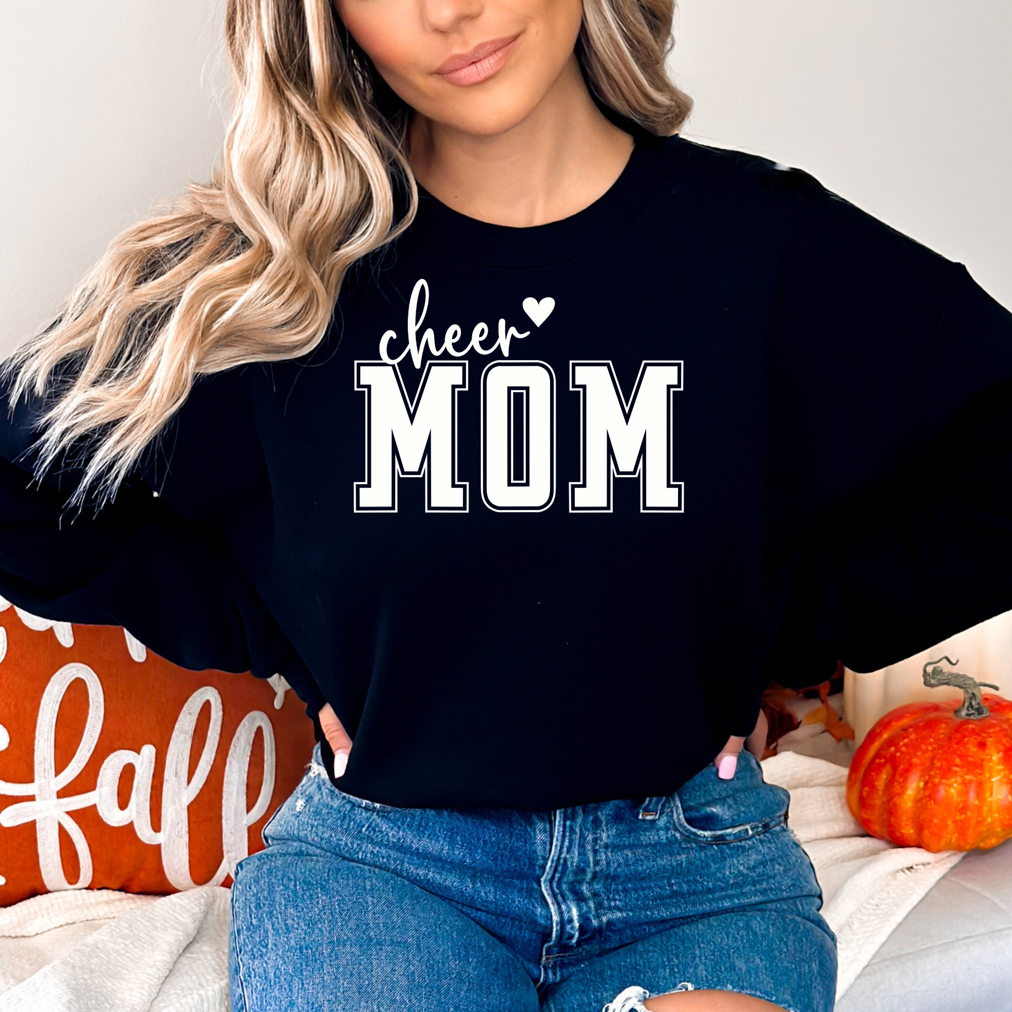 Cheer Mom Sweatshirt, Cheerleading Sweatshirt, Cheerleading Mom, Gift ...