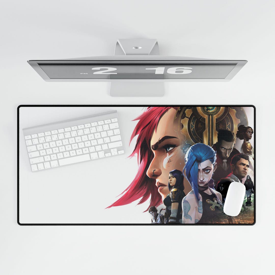 Anime Desk Mats, Jinx Cartoon Japan Mousepad, Office Decor, Gaming Mat ...