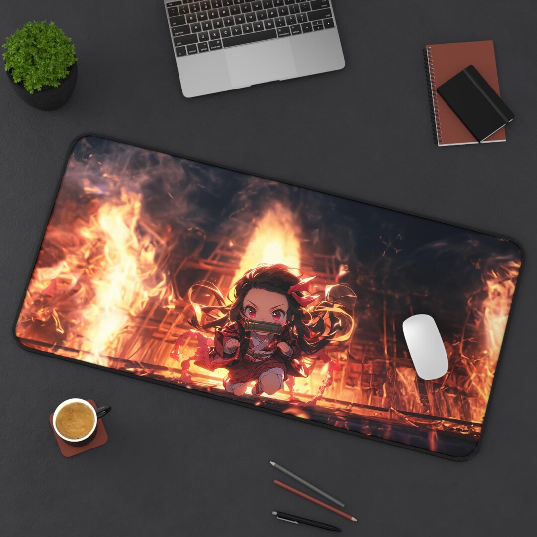 Nezuko Anime Mousepad Japan Culture Cartoon Desk Mat, Japanese Anime ...
