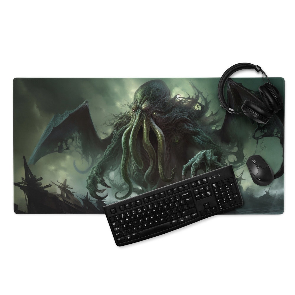 Cthulhu Gaming Mouse Pad Desk Mat - Etsy