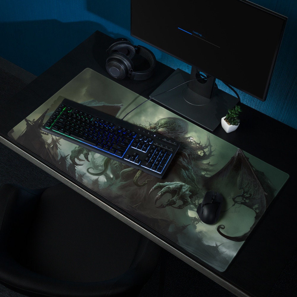 Cthulhu Gaming Mouse Pad Desk Mat - Etsy
