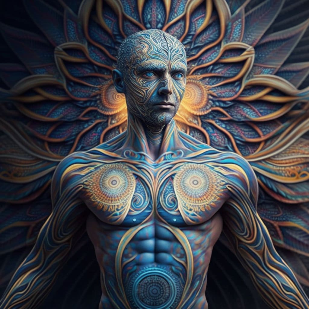 Printable Alex Grey Inspired Hyper Realistic (Instant Download) - Etsy