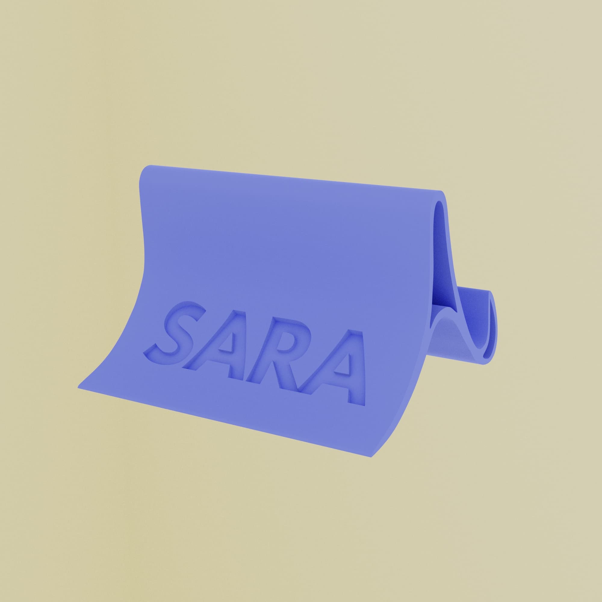 Customizable Phone Holder Design, Personalized Name Phone Stand, Unique ...