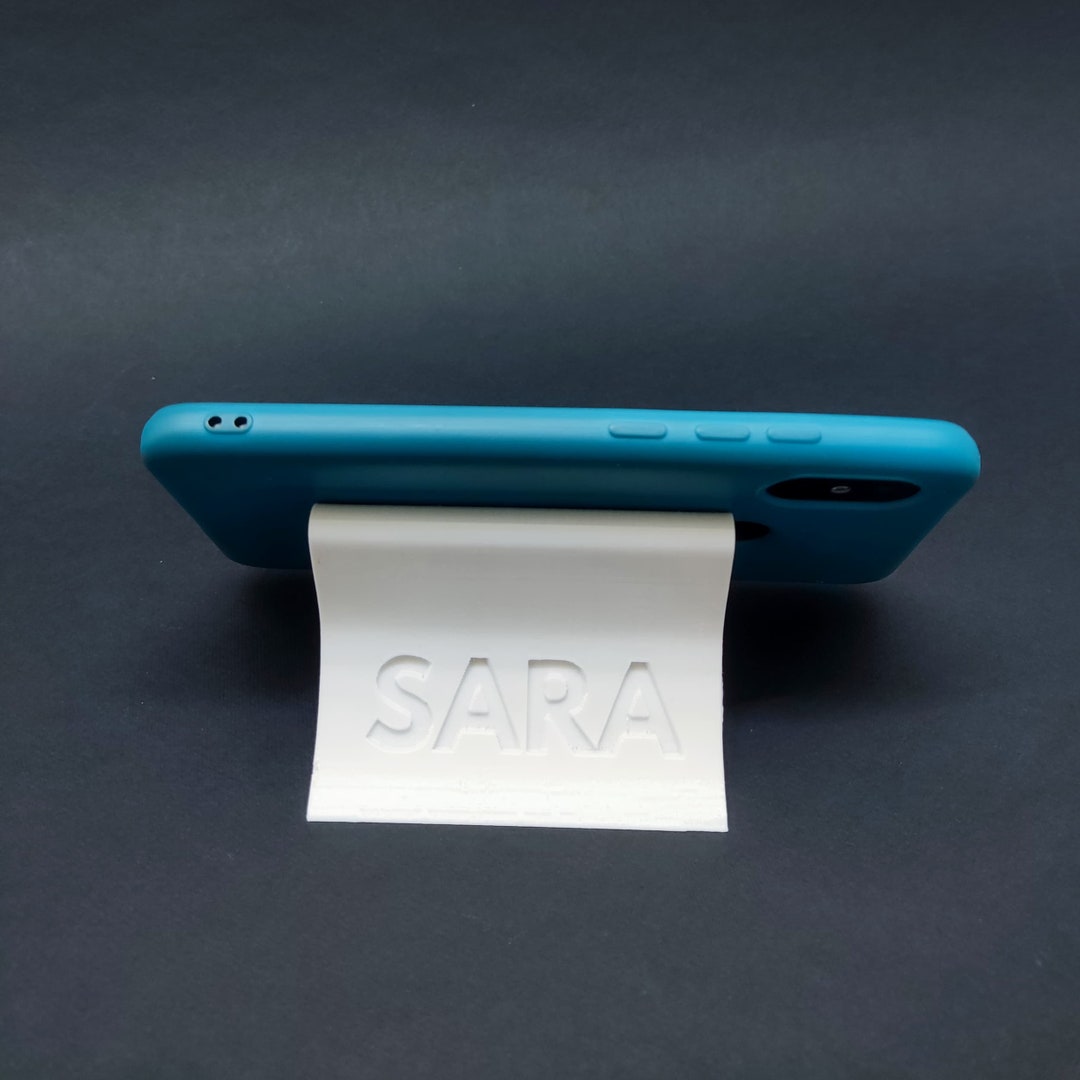 Customizable Phone Holder Design, Personalized Name Phone Stand, Unique ...