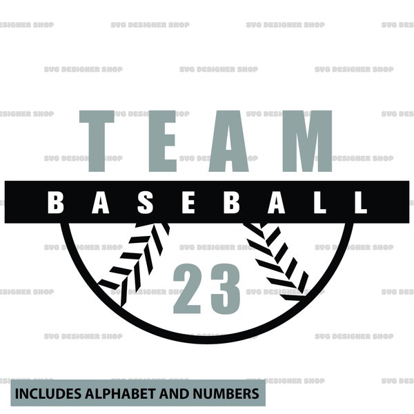 Baseball Team Svg - Etsy