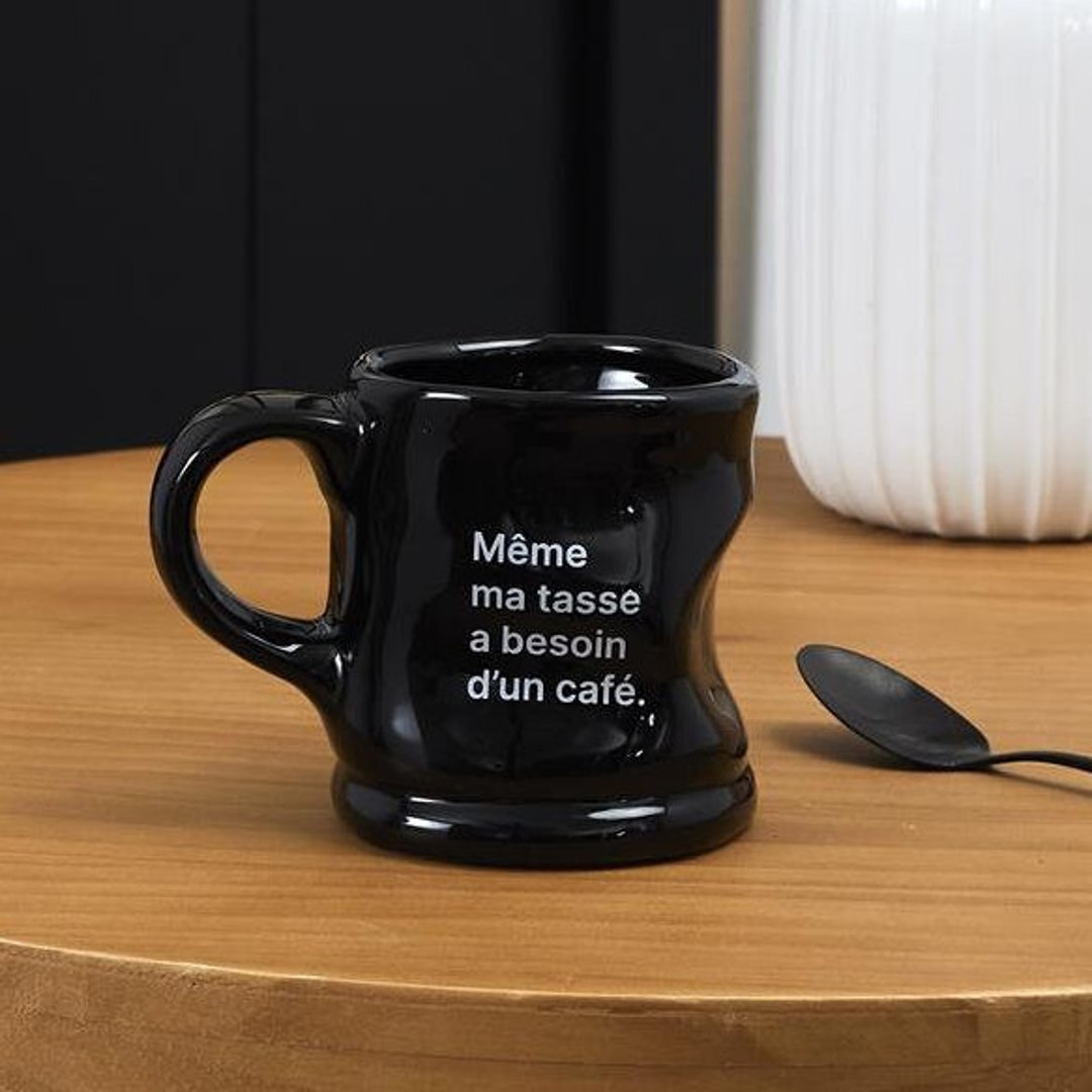 Distorted Message Mug 20cl even My Cup Needs Coffee - Etsy
