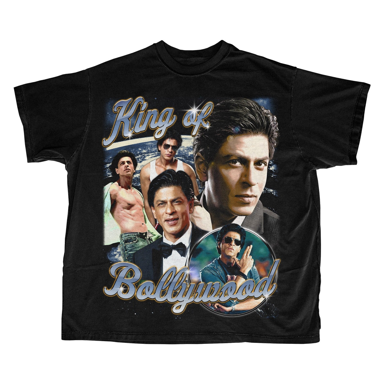 Shahrukh Khan Shirt, Shahrukh Khan Vintage T-shirt, Bollywood Shirt ...