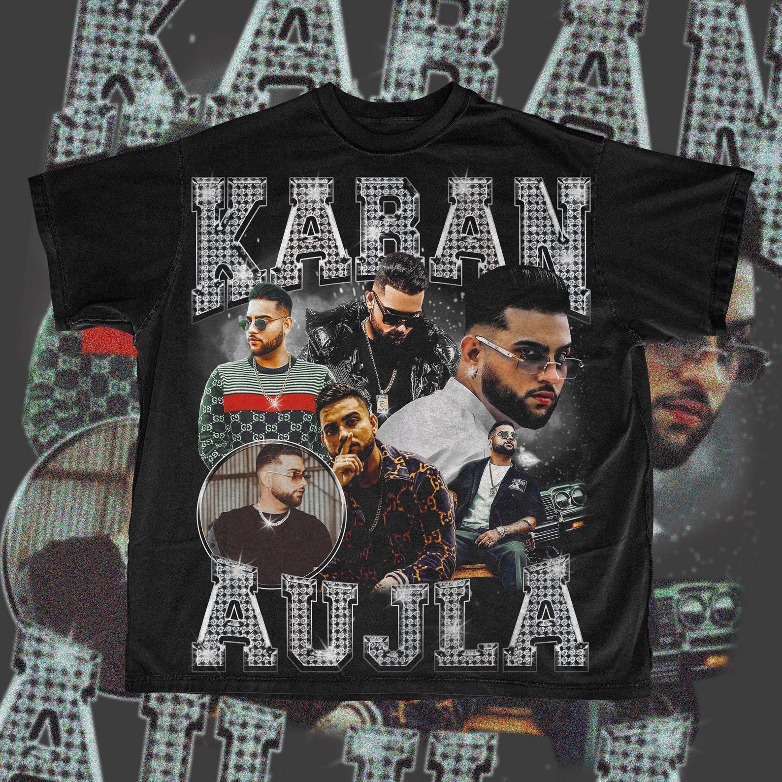 Karan Aujla Shirt, Karan Aujla Vintage T-shirt, Punjabi Shirt, Indian Shirt, Desi Clothing ...