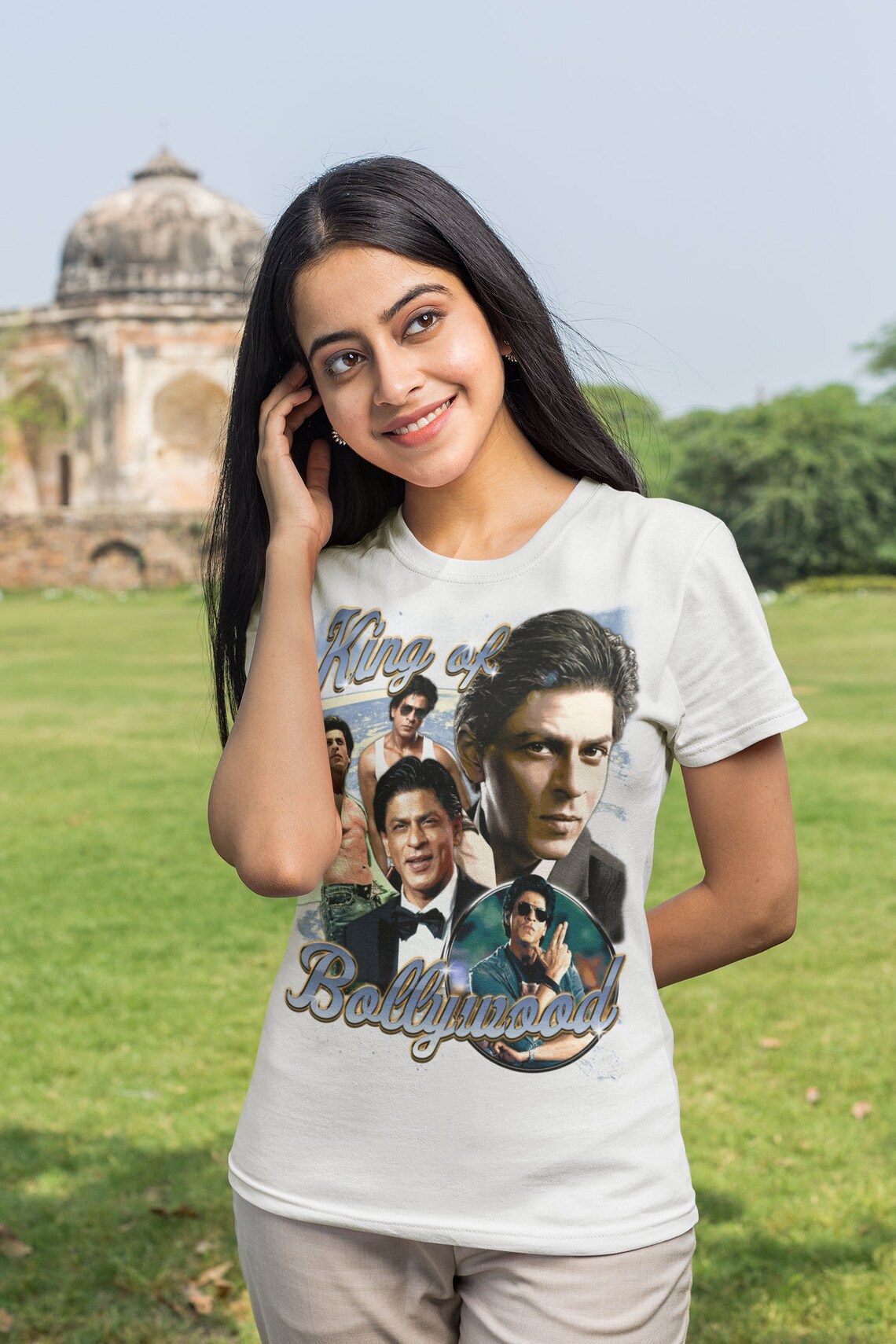 Shahrukh Khan Shirt, Shahrukh Khan Vintage T-shirt, Bollywood Shirt ...