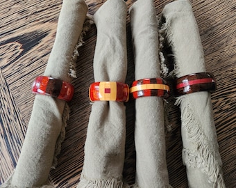 Walnut Napkin Rings, Reuleaux Triangle, Set of 4 - Etsy