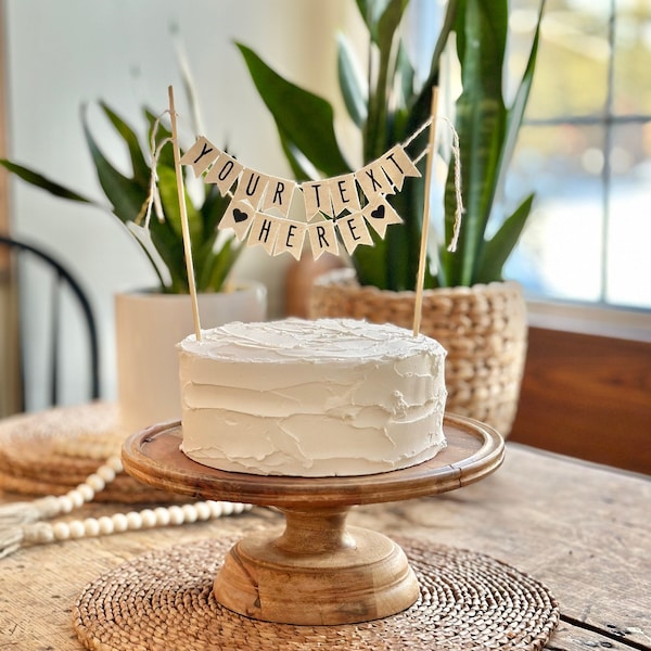 Cake Banner - Etsy
