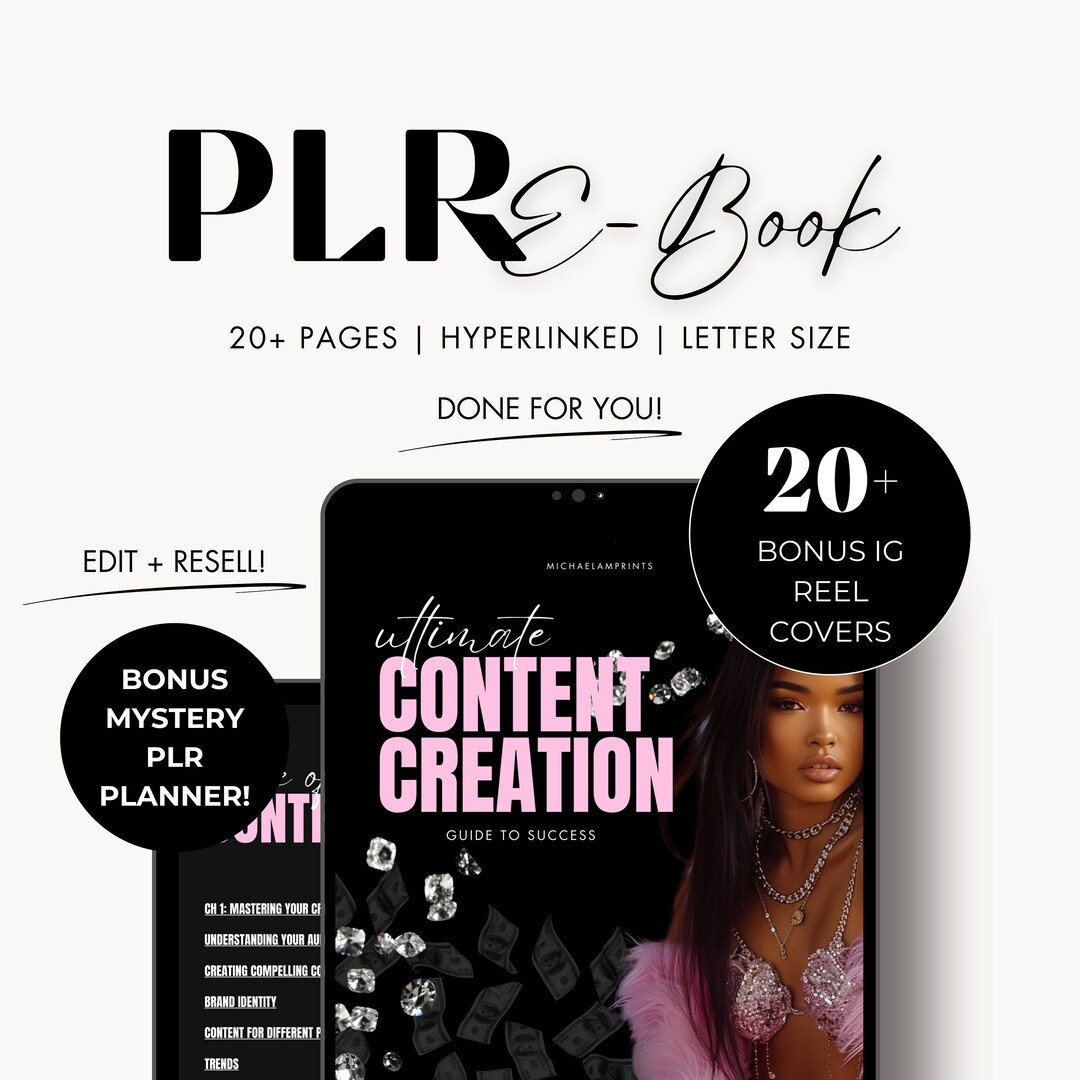 PLR Templates Ebook PLR Planner PLR Digital Products Digital Planner ...