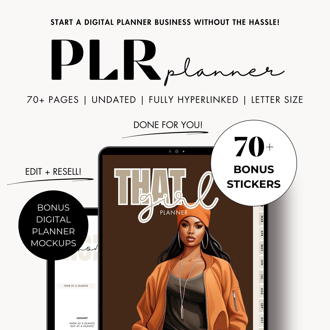 PLR Digital Planner PLR Templates PLR Planner Plr Digital Products ...