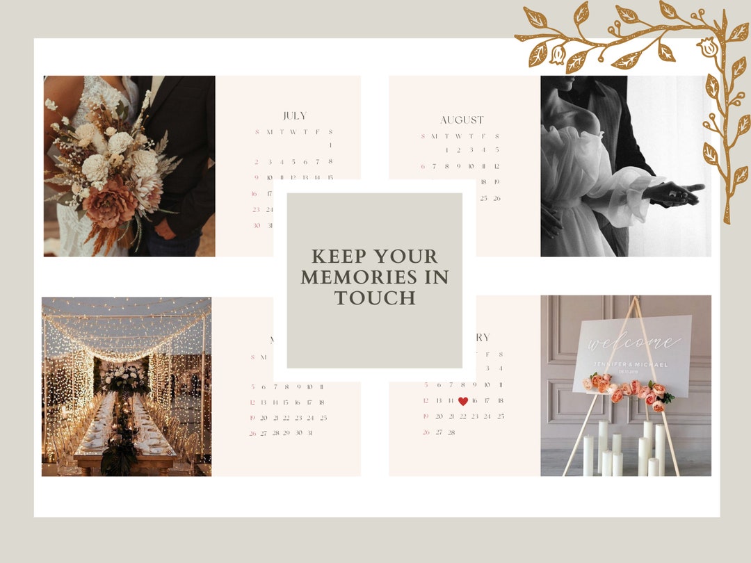 Printable Personalized Calendar - Etsy