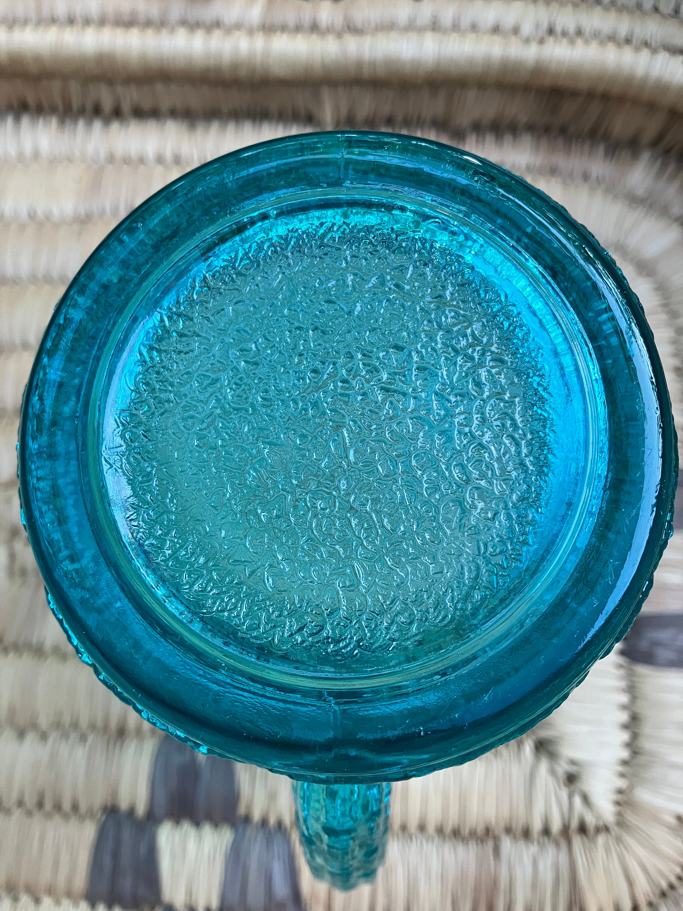 Vintage Anchor Hocking Turquoise Blue Cocktails and Drinks - Etsy