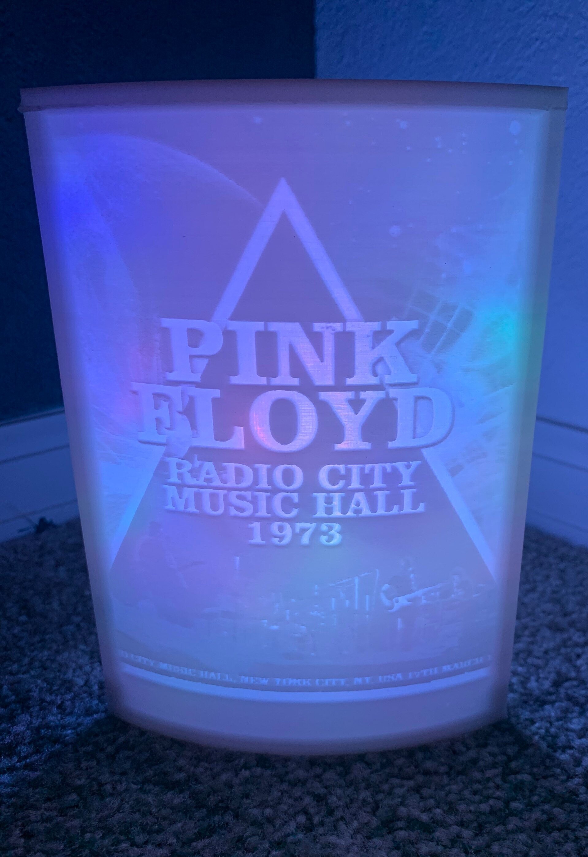 Classic Rock Lithophanes Comes With 17 Color LED and Stand and Remote ...