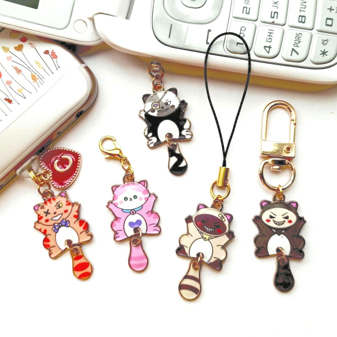Kindle Charm Dust Plug Cute Cats, Kobo USB-C Phone Charm Kätzchen, Cats ...