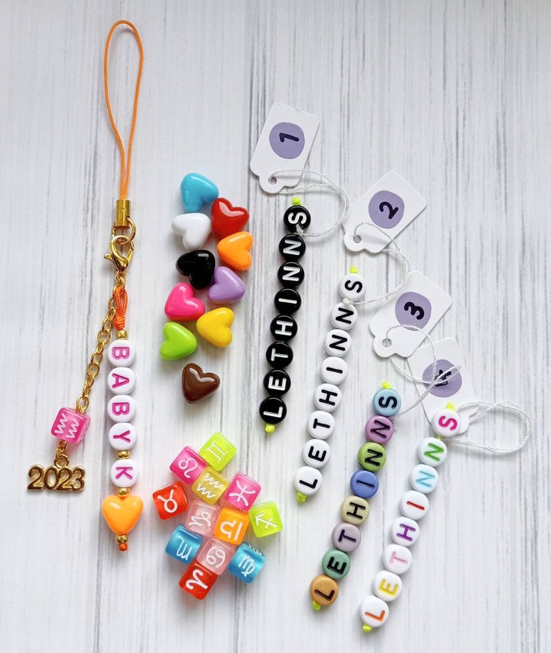 New Mom Gift, Baby Name and Zodiac Sign, Mommy Phone Charm, Gift for ...