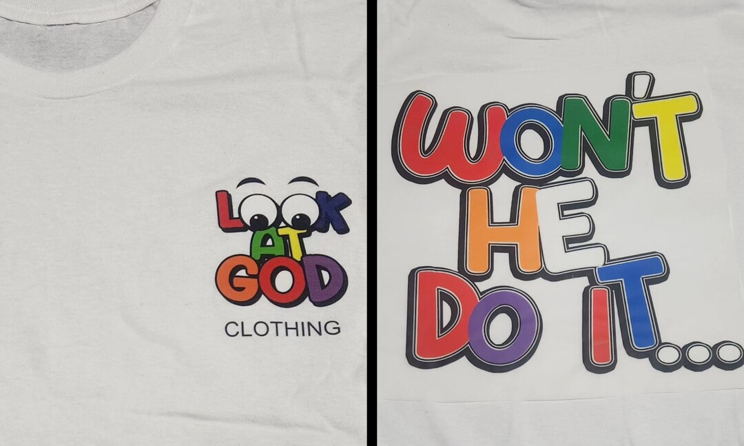 Look at GOD "wont He Do It" Tee - Etsy