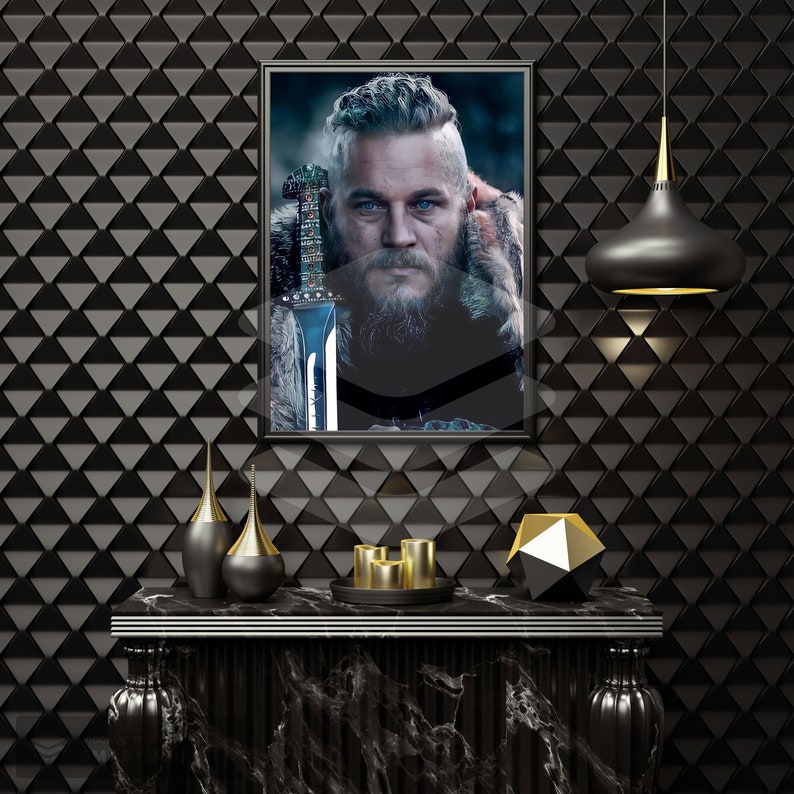 Ragnar Lothbrok Poster, Vikings, Wall Art, Wall Decor - Etsy