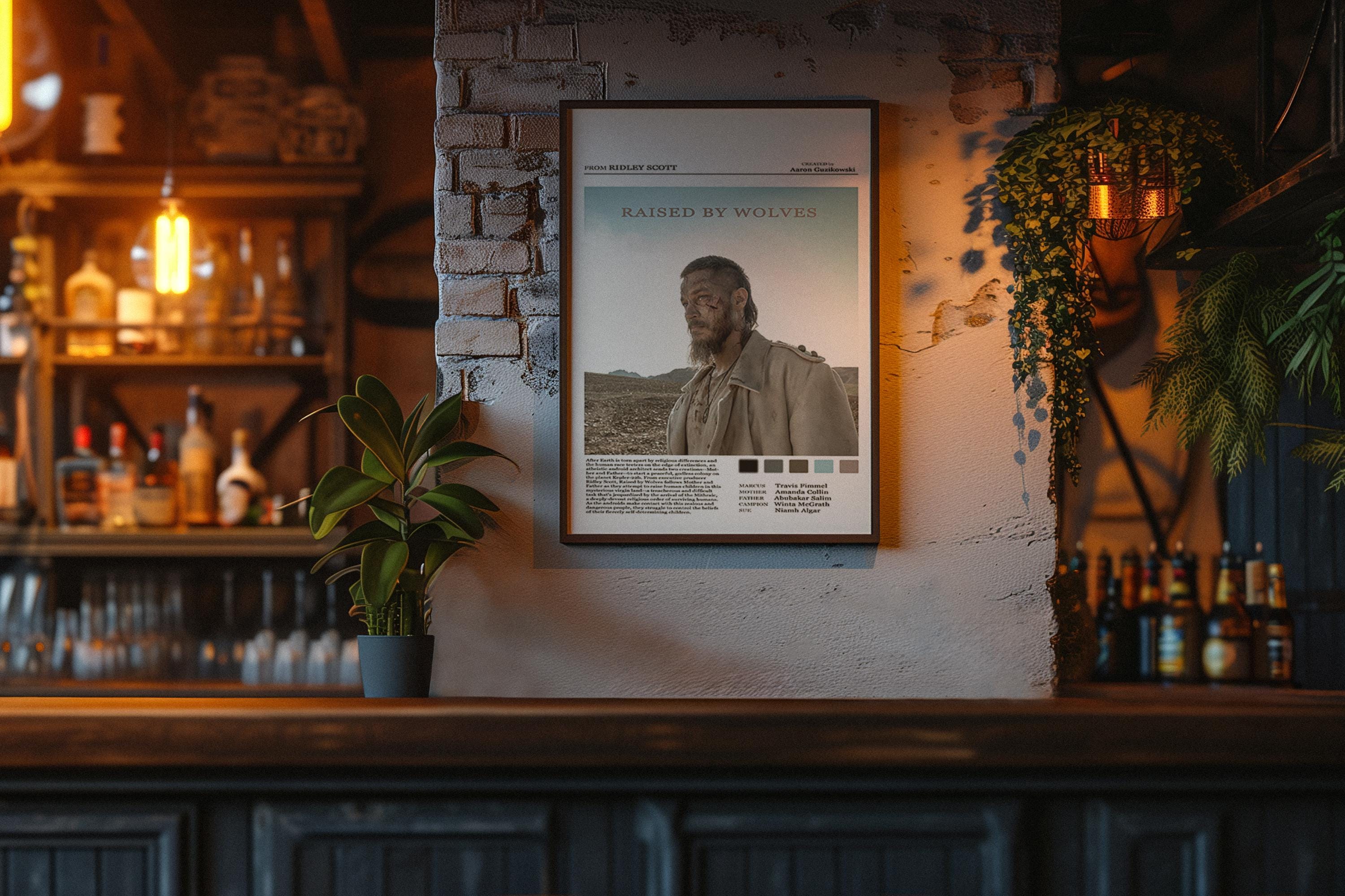 Raised by Wolves Travis Fimmel Poster, Marcus - Caleb, American Tv ...