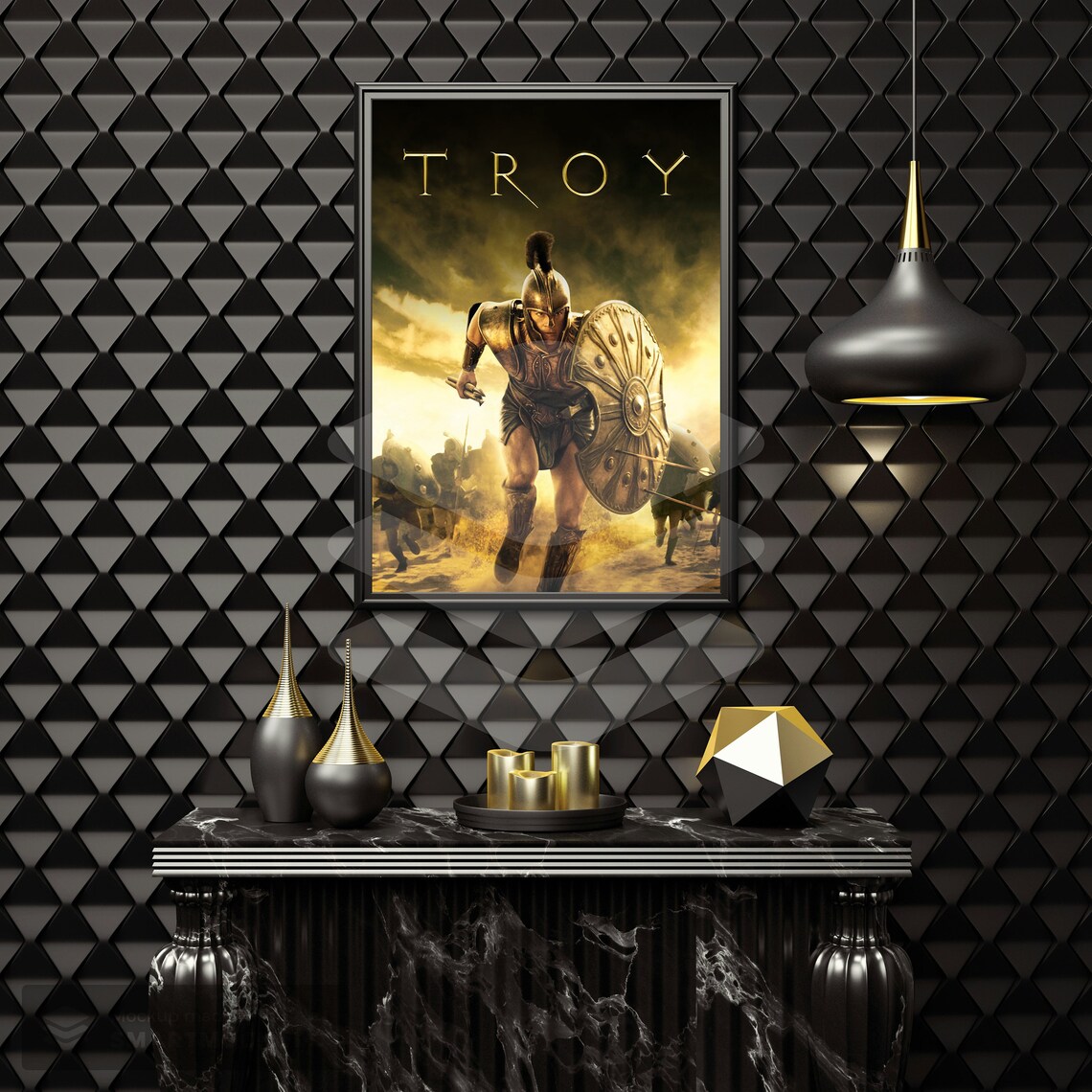 Troy Movie Poster, Brad Pitt, Wall Art, Wall Decor - Etsy
