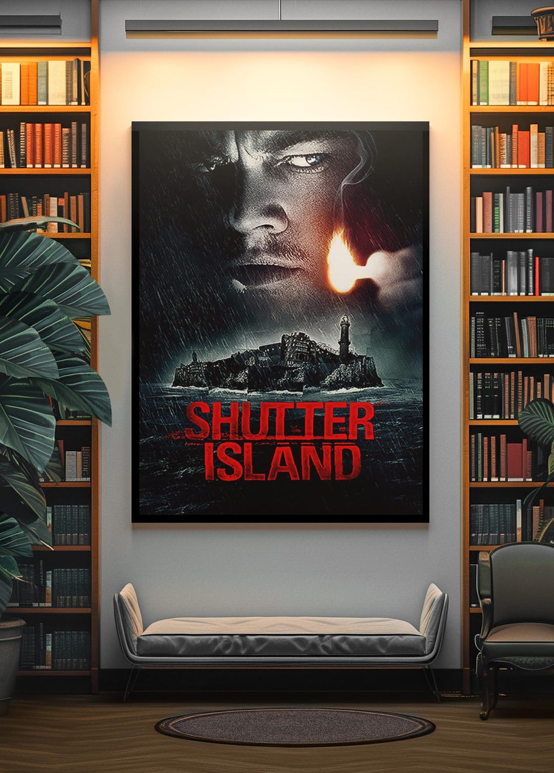 Shutter Island Leonardo Di Caprio Poster, Leonardo Di Caprio, Martin Scorsese, Wall Art, Wall ...