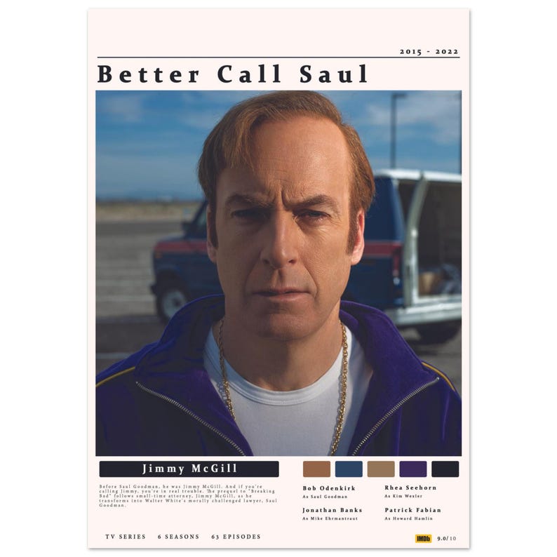 Better Call Saul Poster, Saul Goodman, Jimmy Mcgill, Bob Odenkirk, Kim ...
