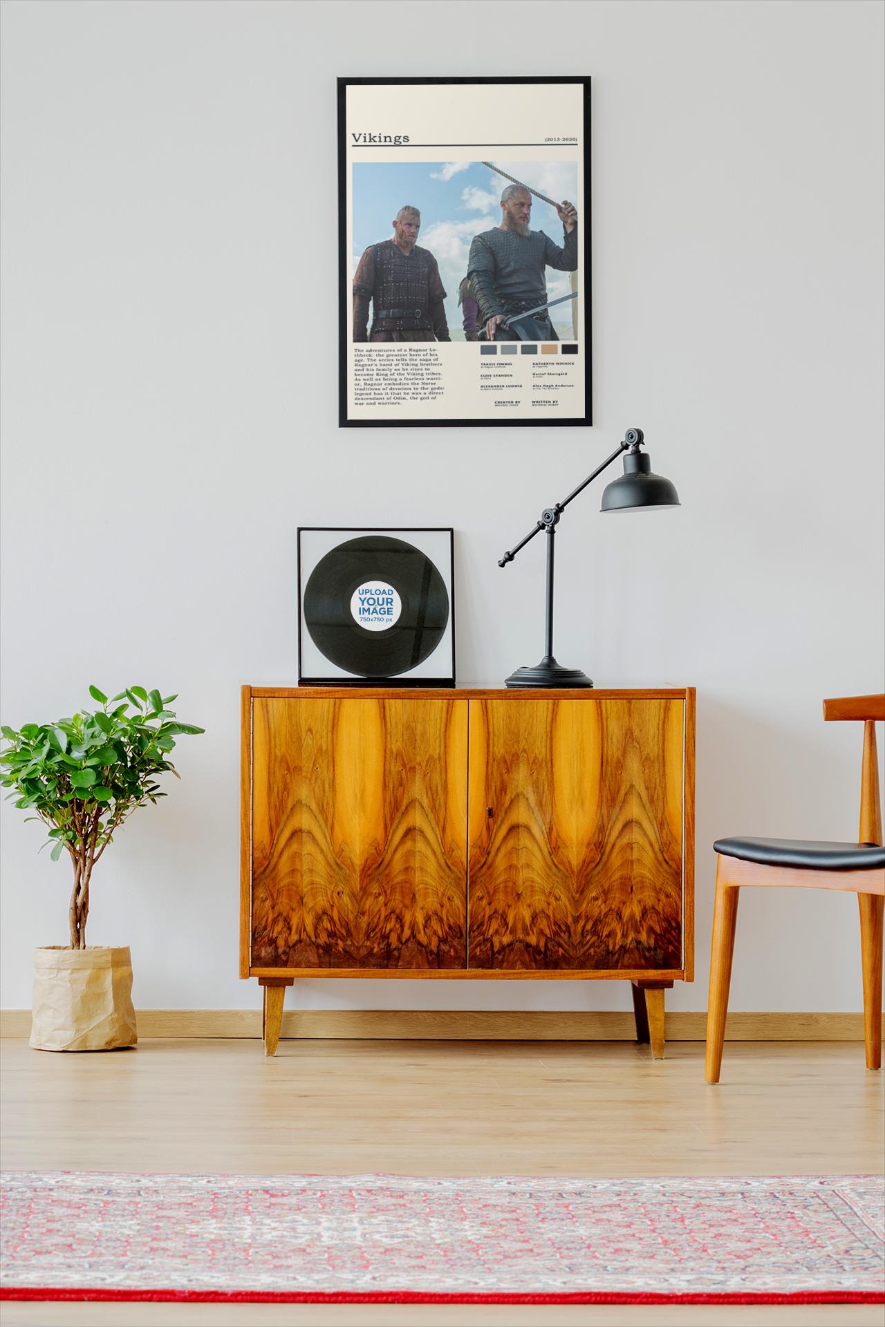 Ragnar Lothbrok & Bjorn Ironside Poster, Vikings Tv Series, Wall Art ...