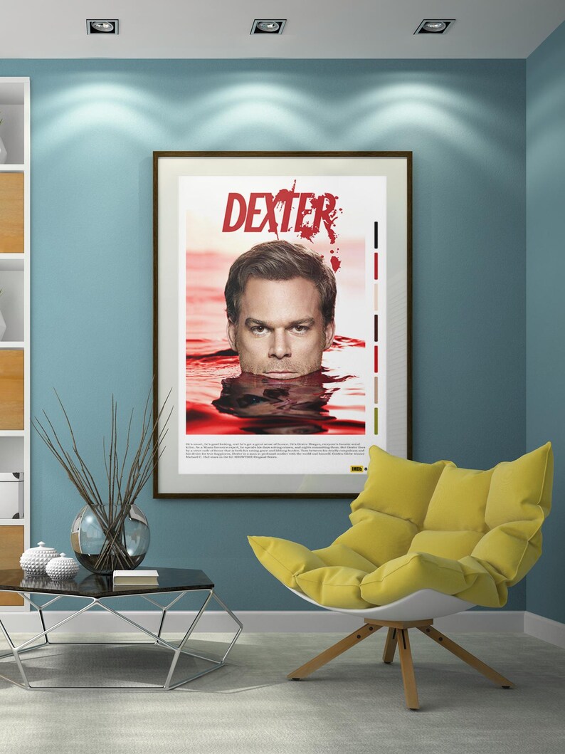 Dexter Morgan Poster, Michael C. Hall, Dexter Tv Series, Wall Art, Wall ...