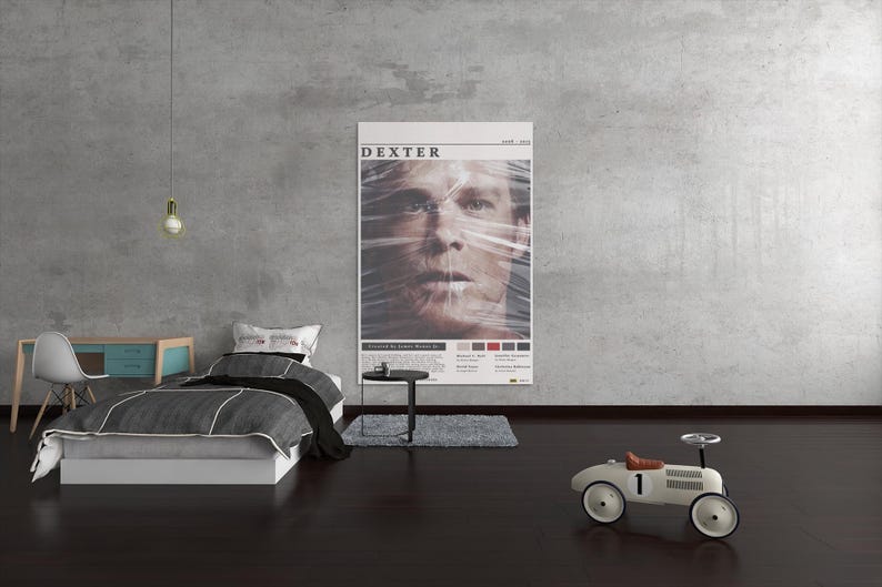 Dexter Morgan Poster, Michael C. Hall, Dexter Tv Series, Wall Art, Wall ...