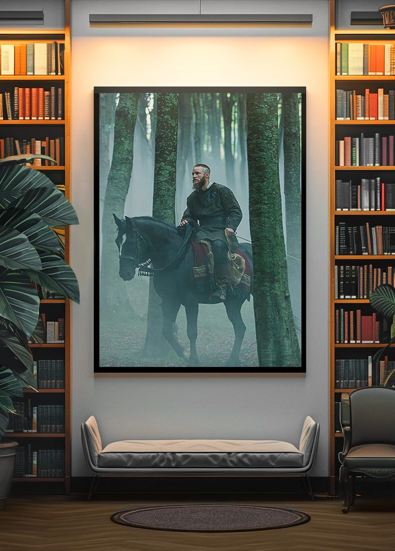 Ragnar Lothbrok Poster, Vikings, Travis Fimmel, Wall Art, Wall Decor - Etsy