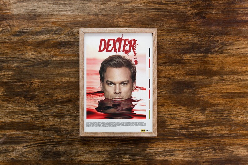 Dexter Morgan Poster, Michael C. Hall, Dexter Tv Series, Wall Art, Wall ...