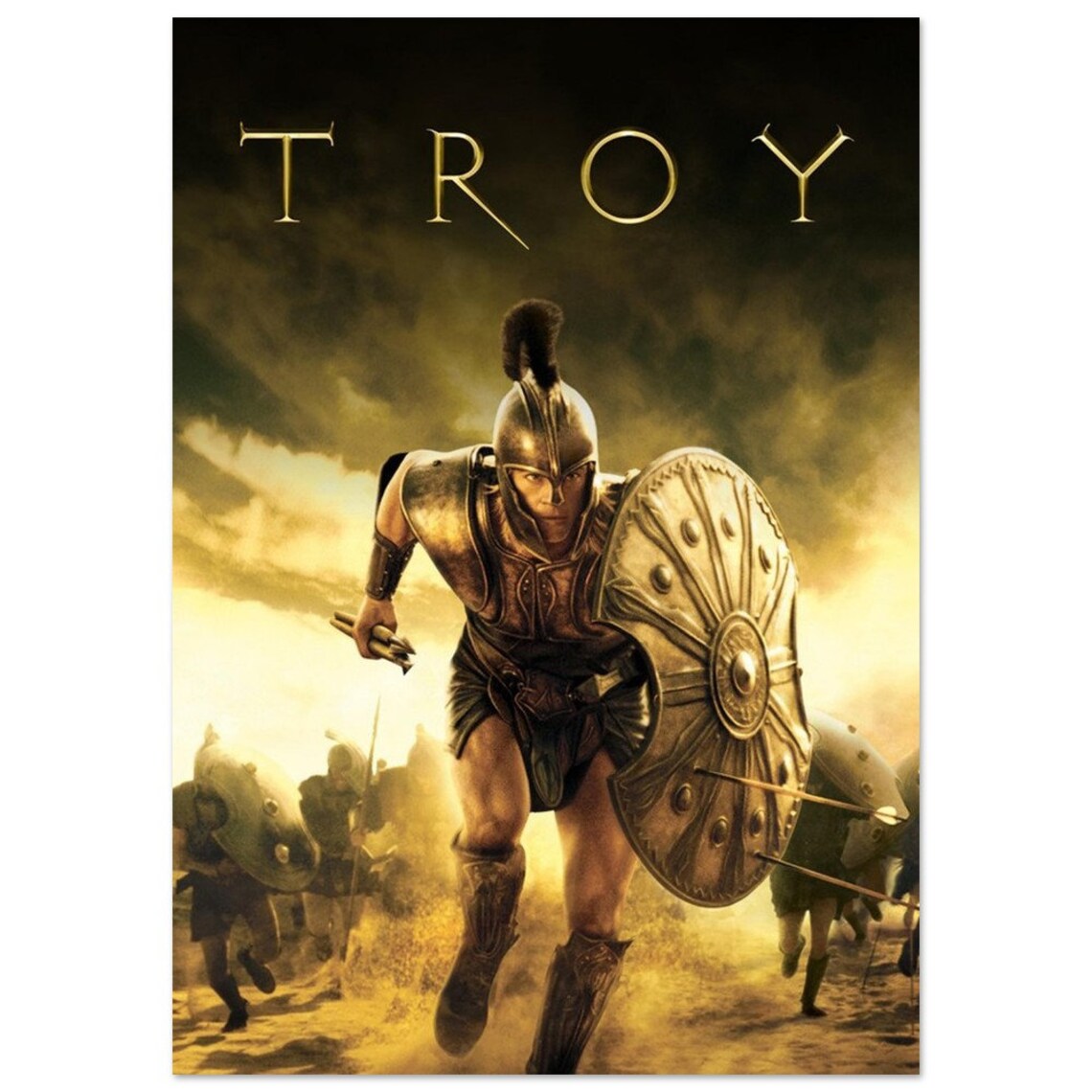 Troy Movie Poster, Brad Pitt, Wall Art, Wall Decor - Etsy