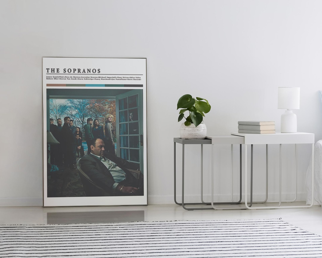 Tony Soprano Poster, the Sopranos, the Sopranos Print James Gandolfini ...