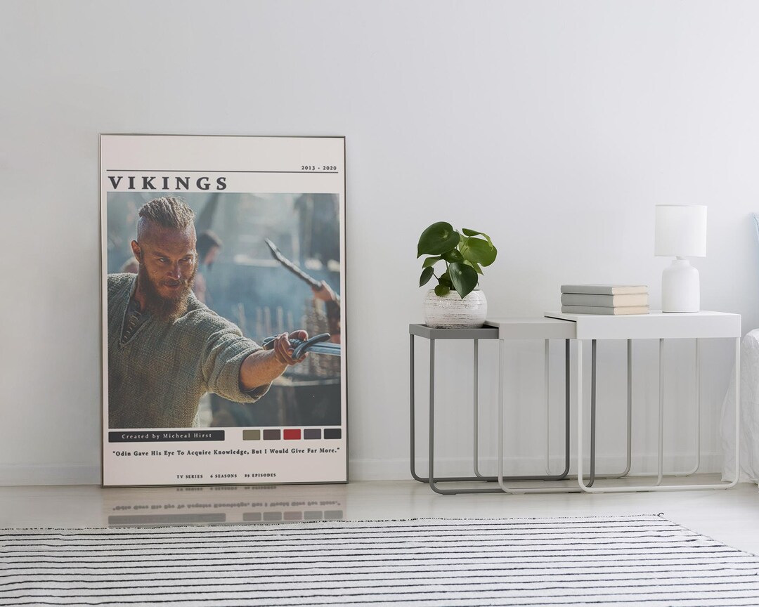Ragnar Lothbrok, Ragnar Lothbrok Poster, Travis Fimmel, Vikings, Wall ...