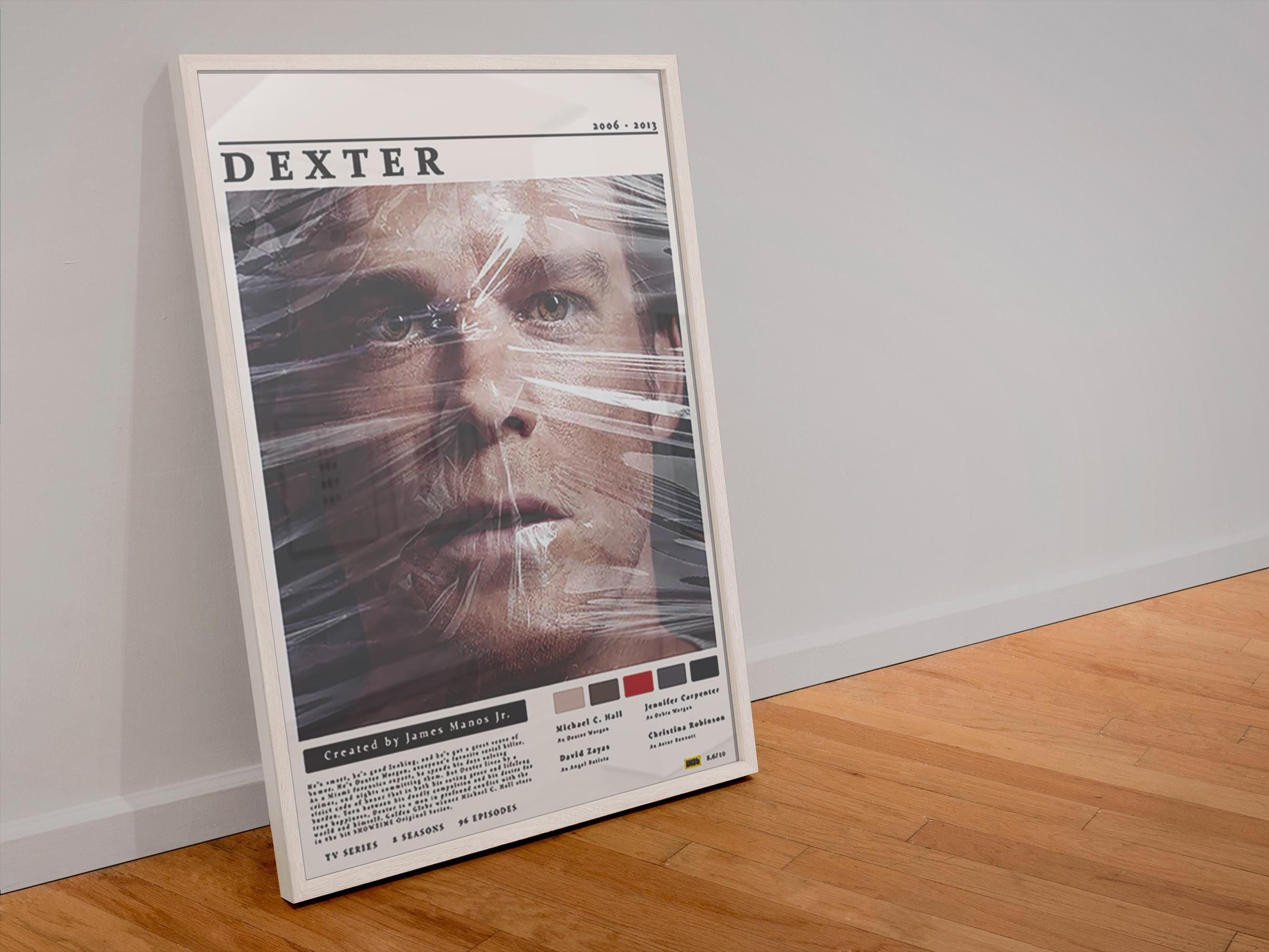 Dexter Morgan Poster, Michael C. Hall, Dexter Tv Series, Wall Art, Wall ...
