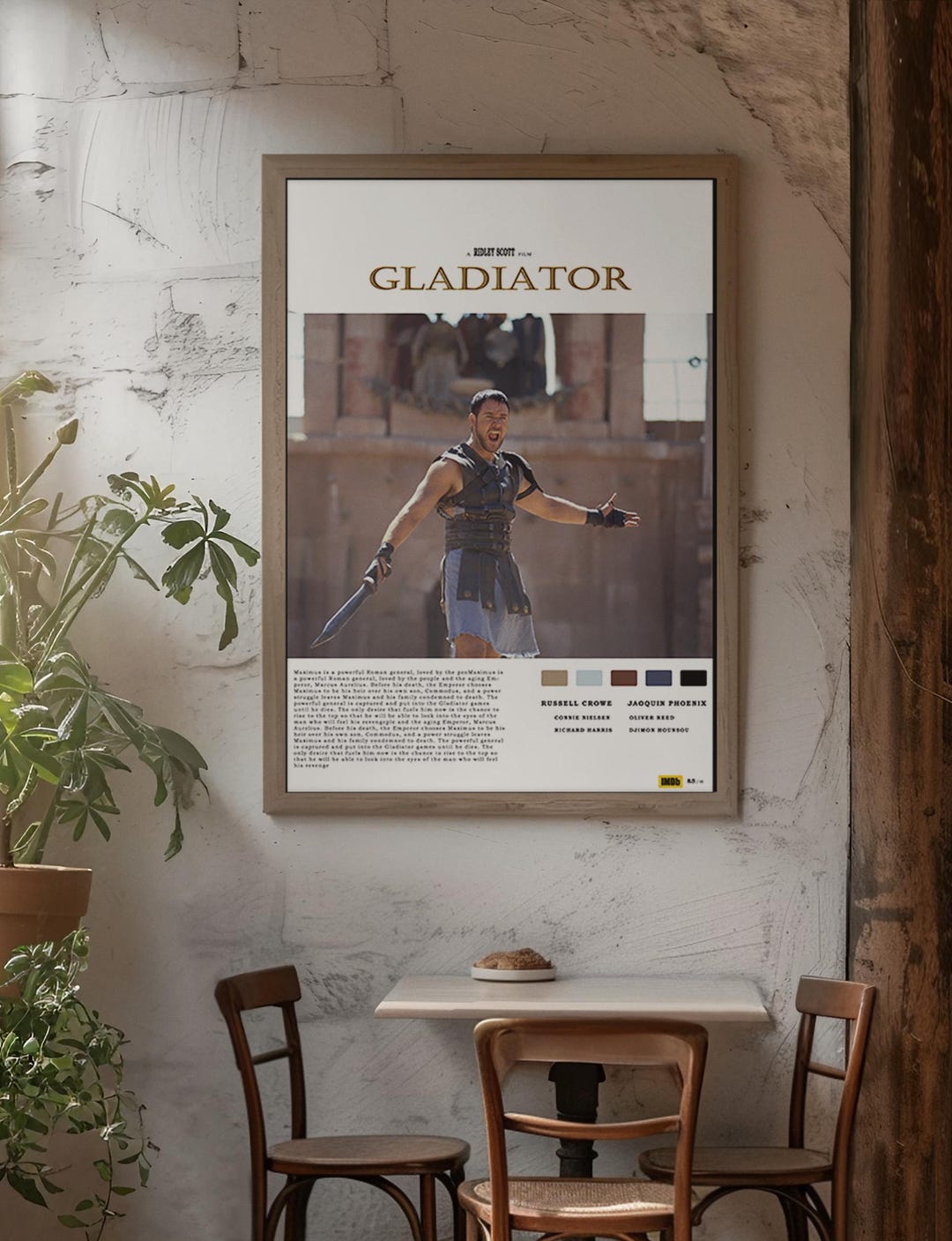 Gladiator Poster, Gladiator Movie Russell Crowe, Ridley Scott, Wall Art ...