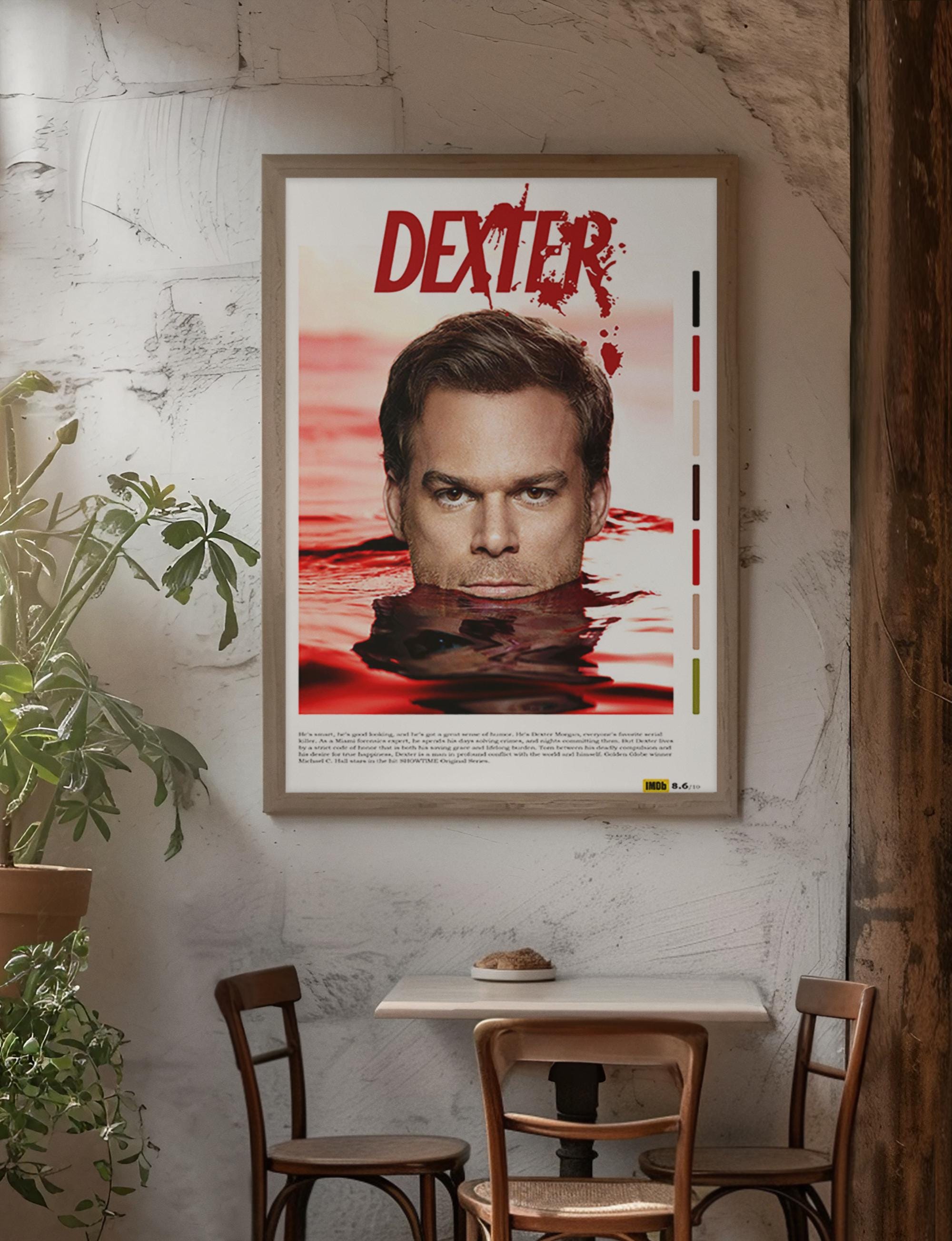 Dexter Morgan Poster, Michael C. Hall, Dexter Tv Series, Wall Art, Wall ...