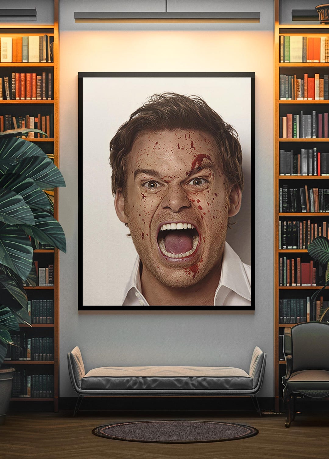 Dexter Morgan Poster, Michael C. Hall, Dexter Tv Series, Wall Art, Wall ...