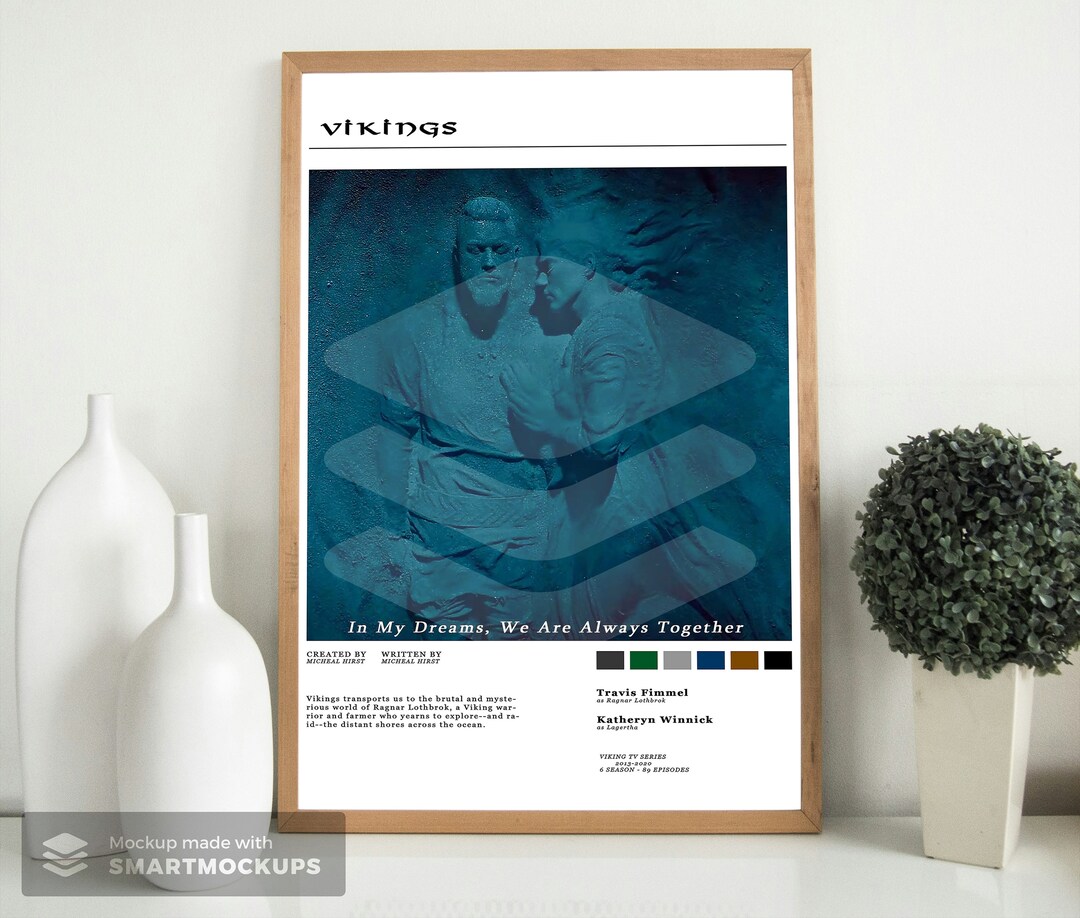 Ragnar and Lagertha Poster, Vikings Tv Series, Vikings, Ragnar Lothbrok ...