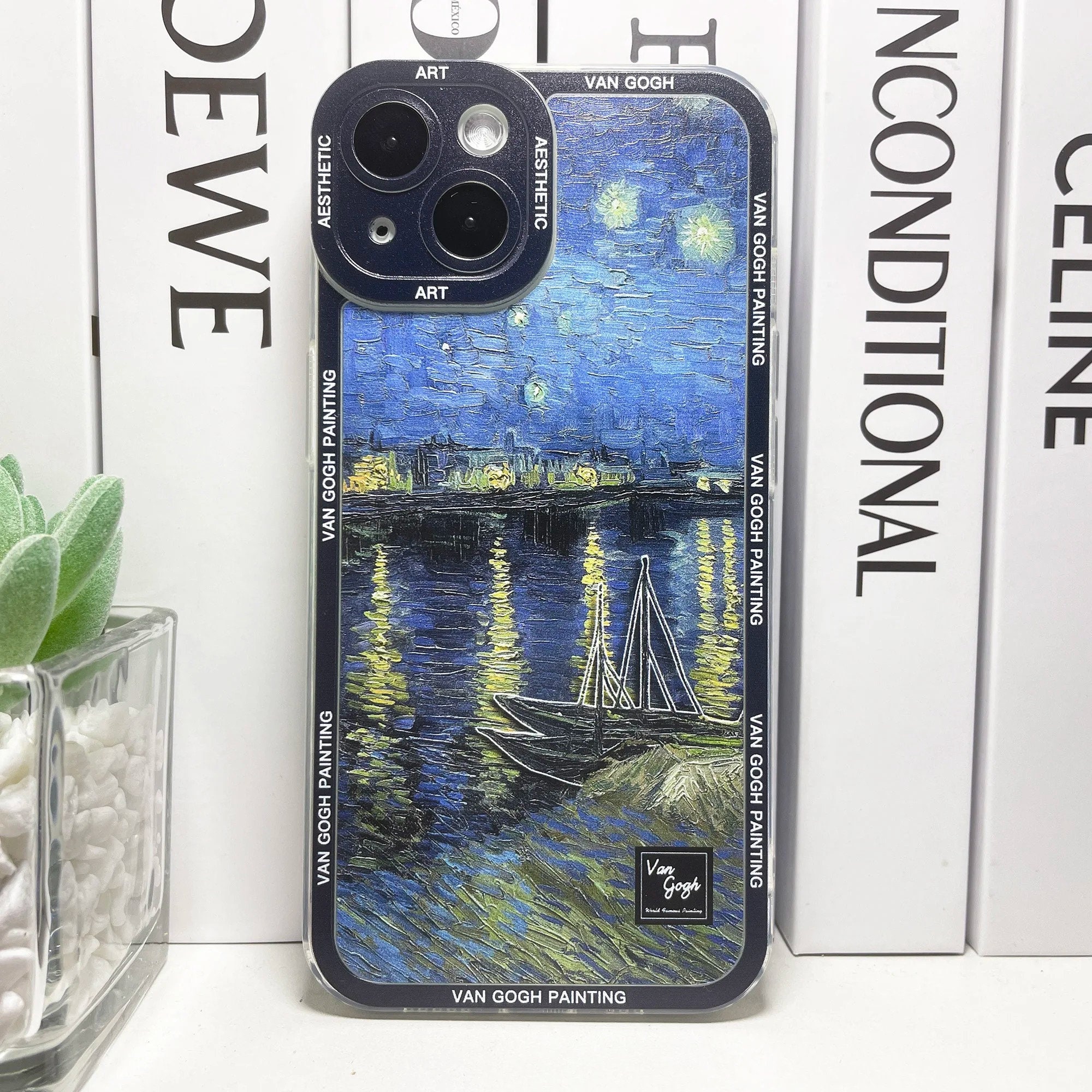 Van Gogh Sunflowers the Starry Night Art Aesthetic Phone Case for iPhone 15 14 13 12 11 Pro Max ...